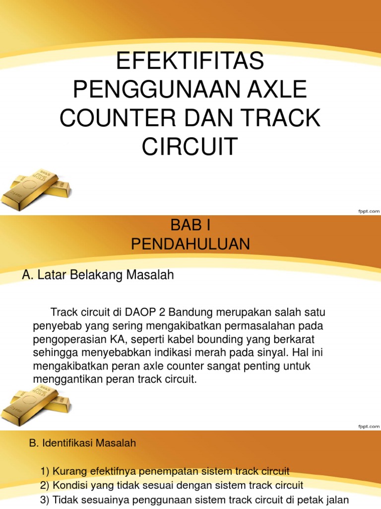 Efektivitas Axle Counter vs Track Circuit | PDF