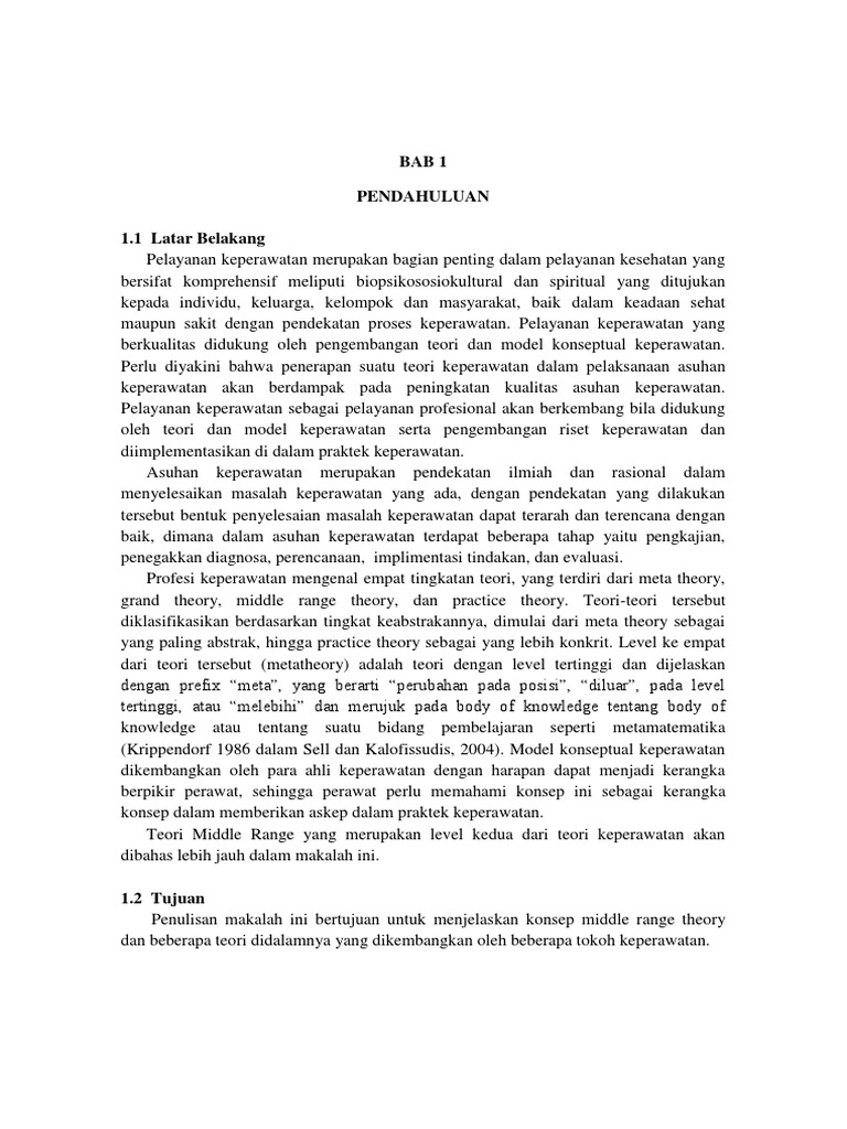 Midle Range Theory | PDF