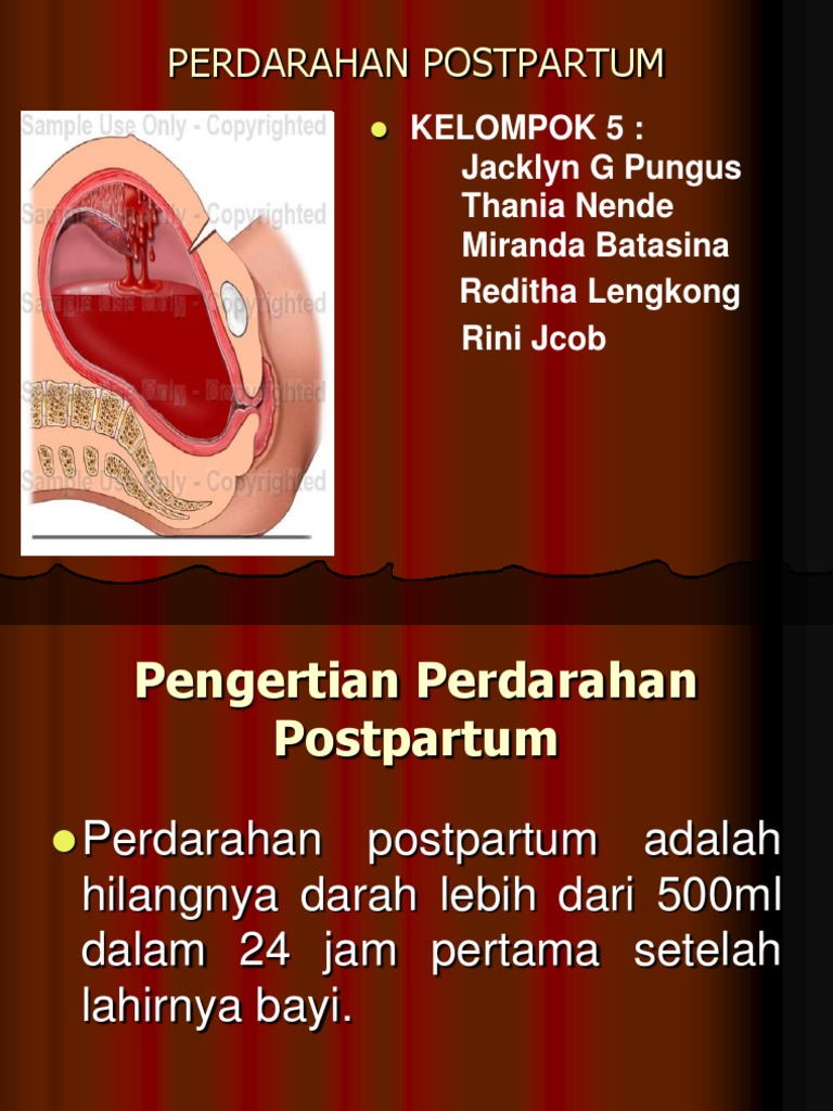 Perdarahan Postpartum | PDF