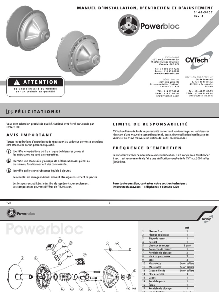 Powerblock Clutch | PDF