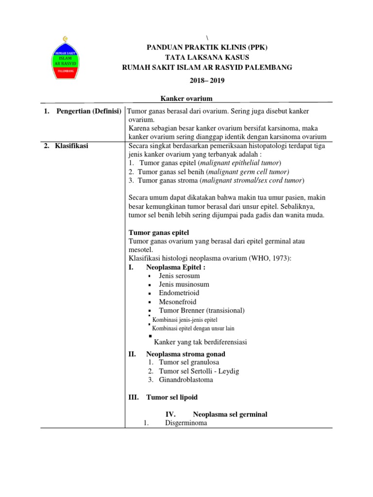 PPK Ca Ovarium | PDF