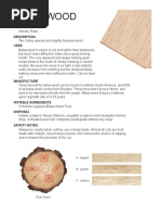 Balsa Wood: Properties and Applications | PDF | Wood | Young's Modulus