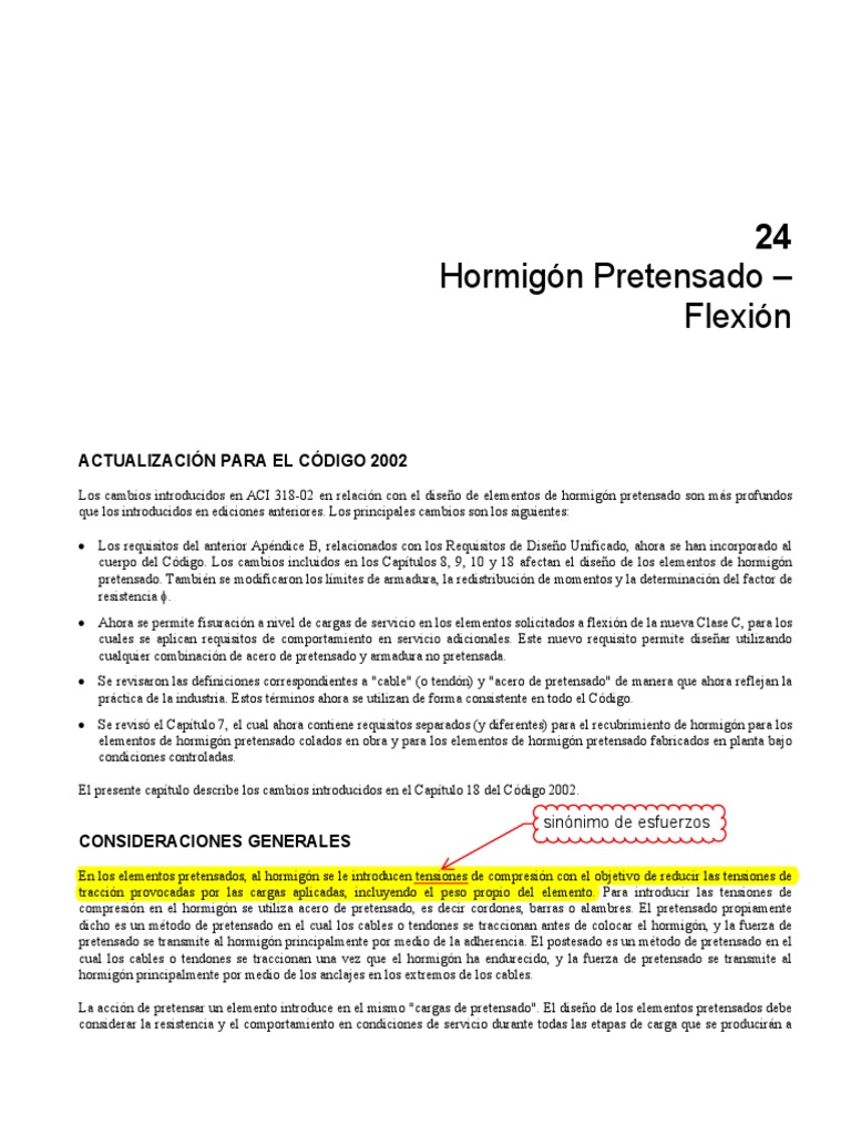 Hormigon Pretensado Pdf Hormigón Pretensado Hormigón