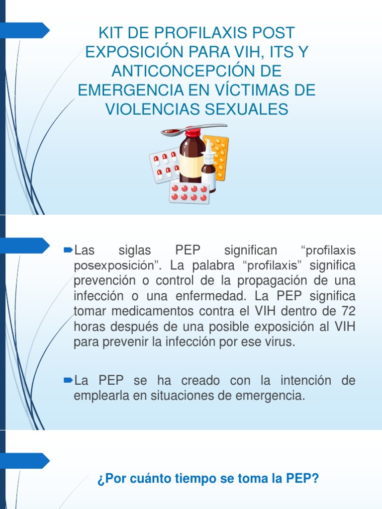 Kit de Profilaxis Post Exposición para Vih | PDF