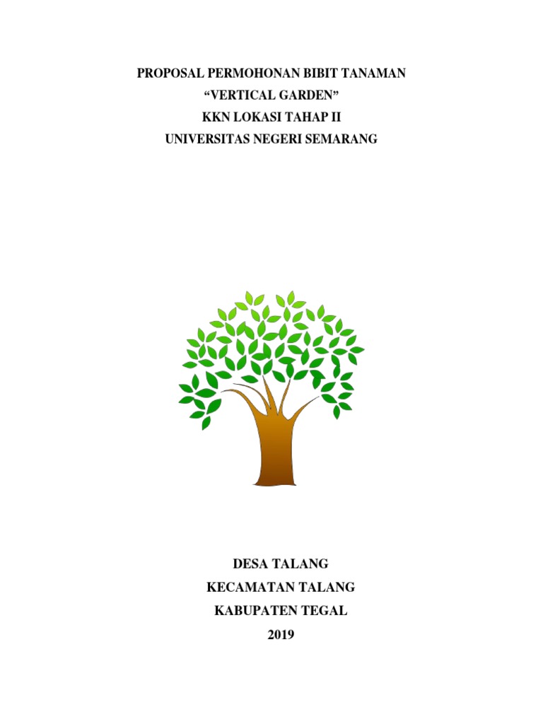 Proposal Penanaman Pohon | PDF