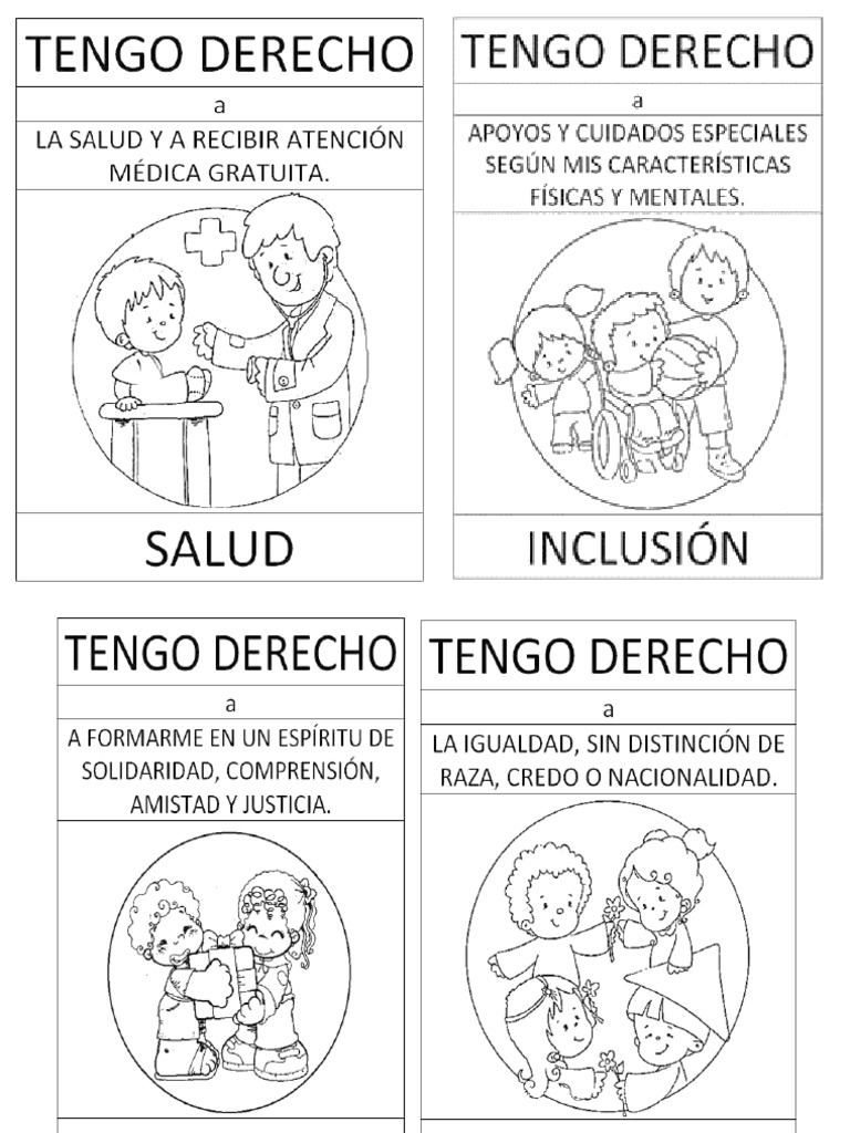 Dibujos de Los Derechos Del Niño | PDF