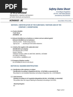 Febreze Fabric Refresher Safety Data | PDF | Firefighting | Toxicity