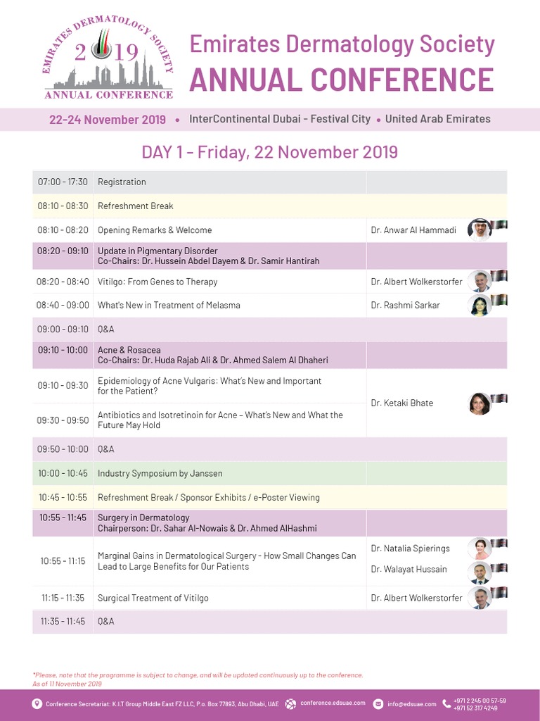 Updates on Pigmentary Disorders, Acne, Rosacea, Surgery in Dermatology ...