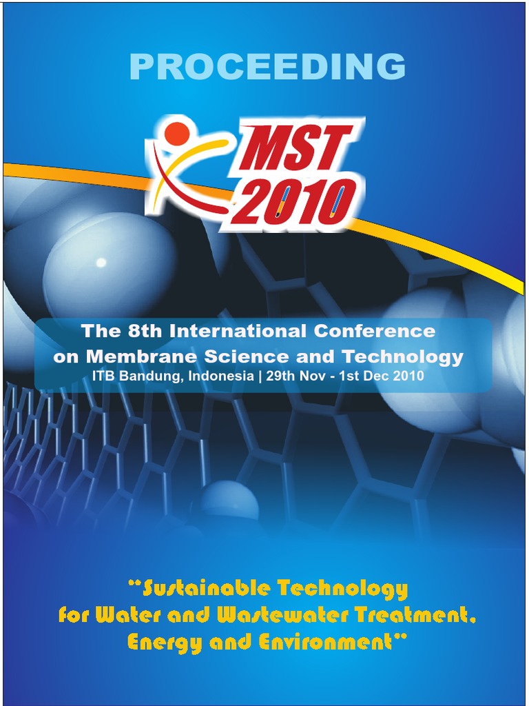 Proceeding MST 2010 | PDF | Membrane Technology | Solution