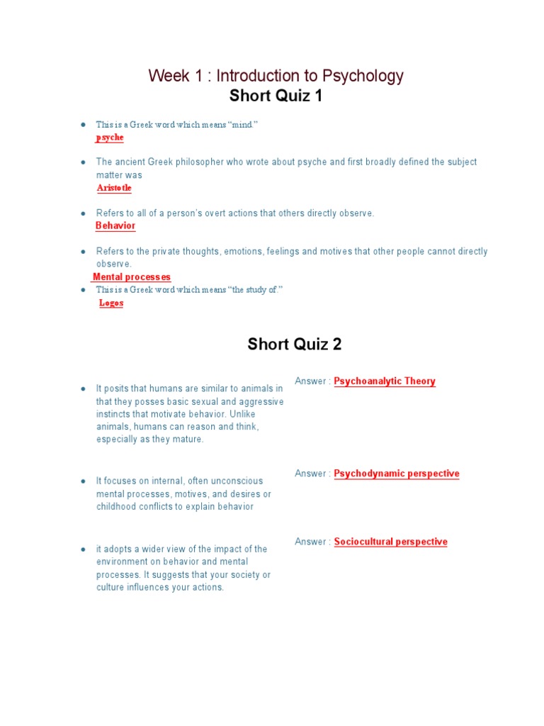 PSYC101 - General Psychology | PDF | Experiment | Psychology