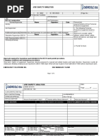 JSA For Dismantel of Structure | PDF | Demolition | Safety