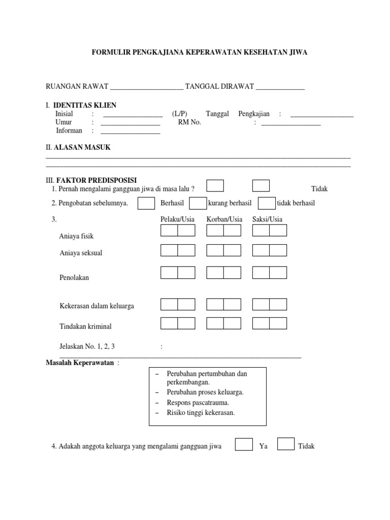 Form Jiwa | PDF