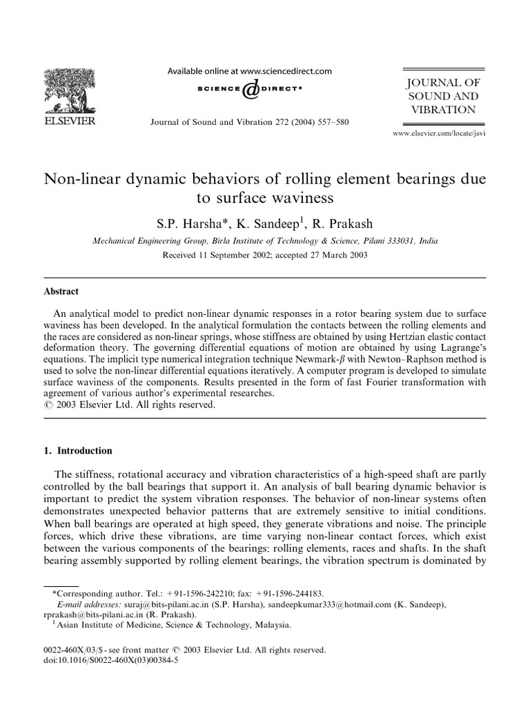NDM 2 | PDF | Bearing (Mechanical) | Waves