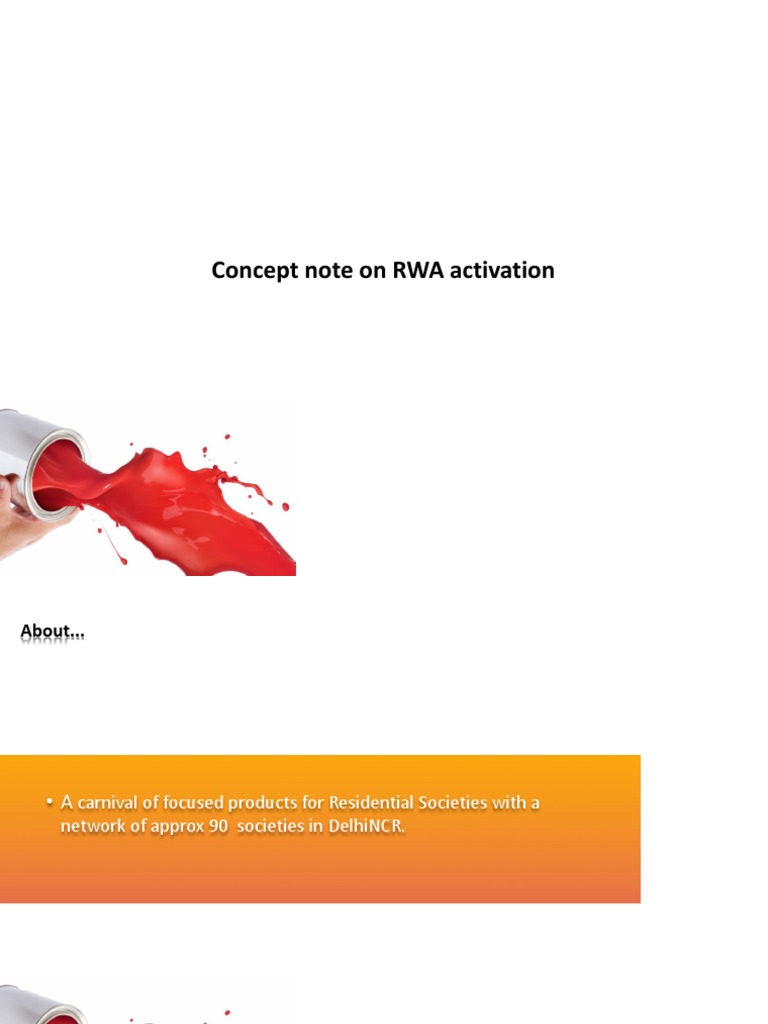 Concept Note On RWA Activation | PDF | Brand | Communication