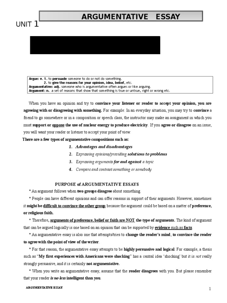 How To Write An Argumented Essay | PDF | Animal Testing | Argument