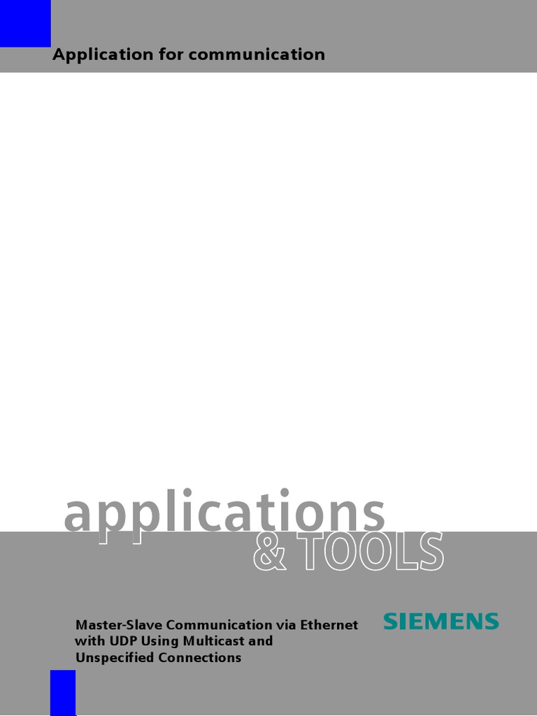Master Slave Ethernet | PDF | Multicast | Application Software