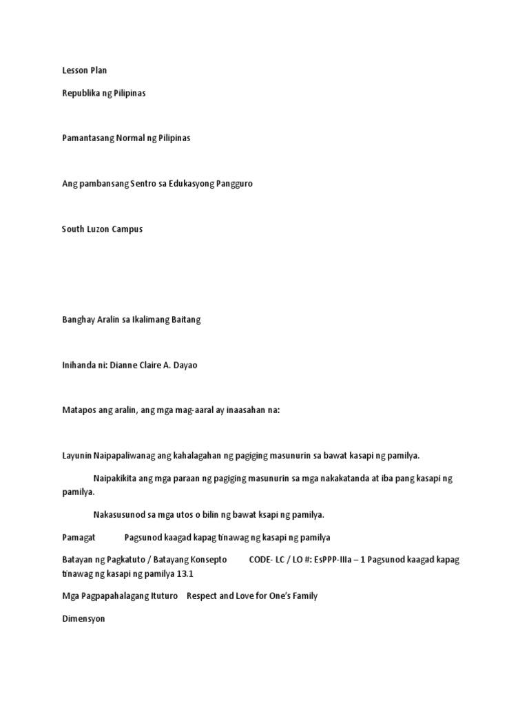 Lesson Plan-WPS Office | PDF