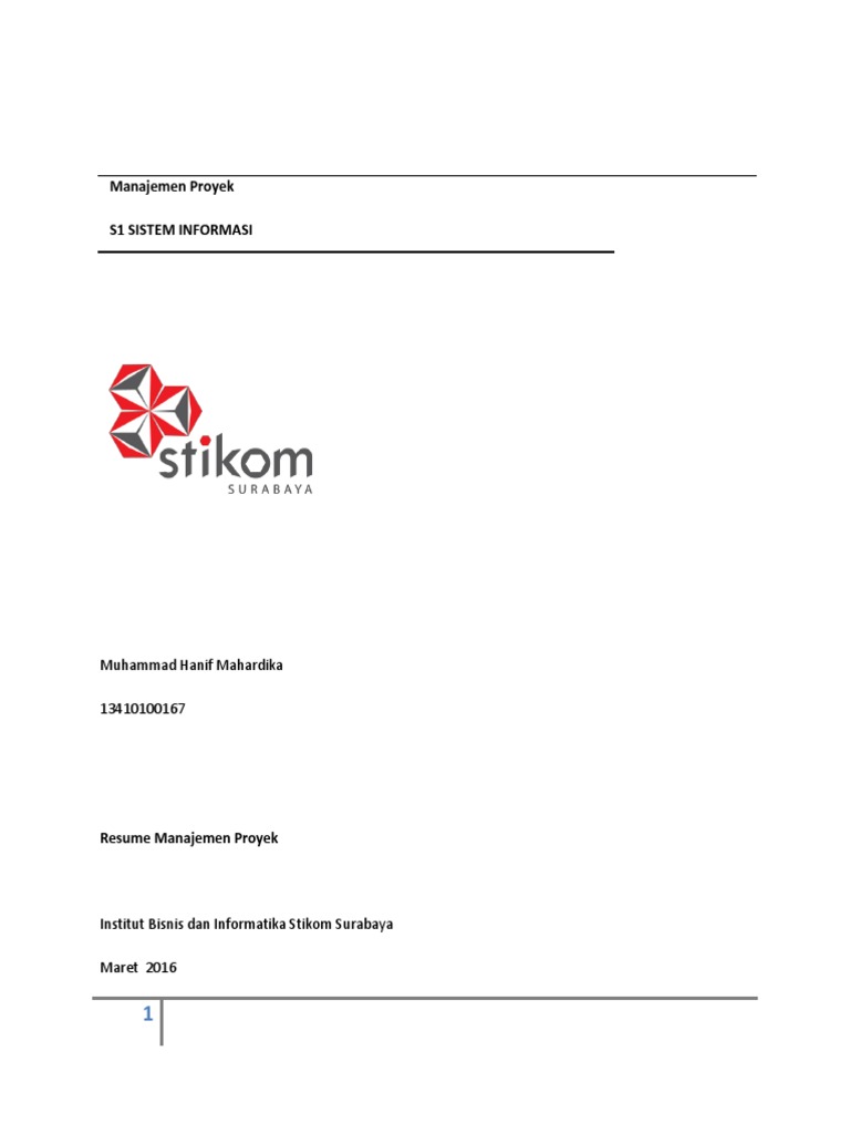 Manajemen Proyek - Project Life Cycle | PDF
