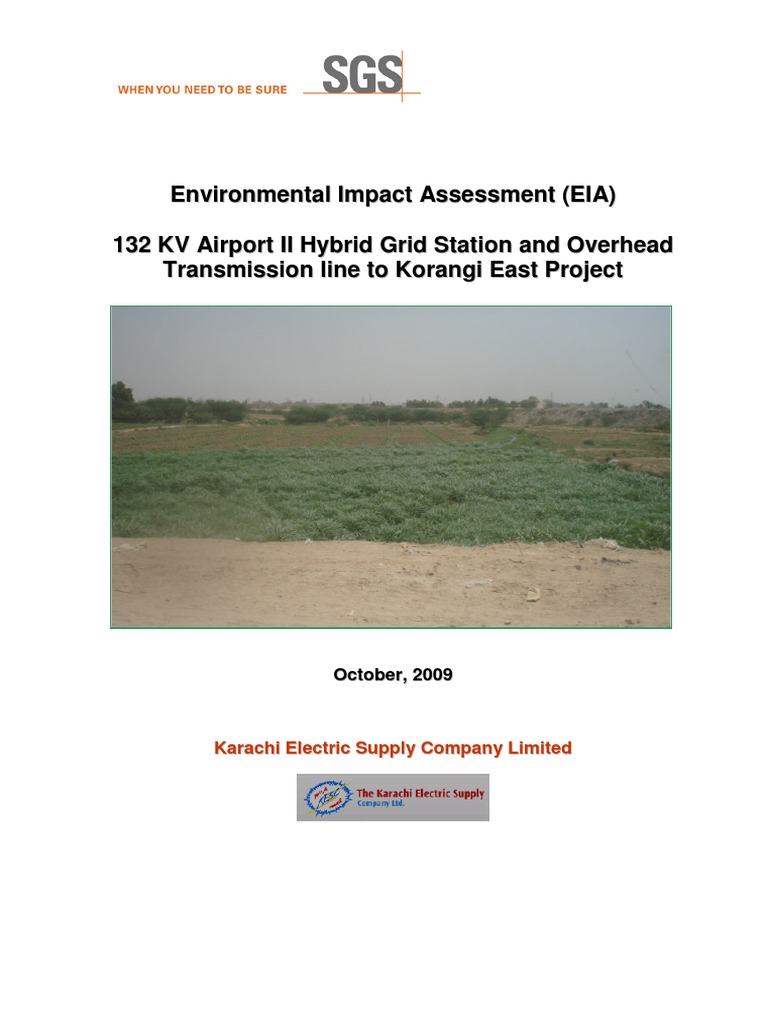 132KV Airport II Hybrid Grid Station Final PDF | PDF | Environmental ...