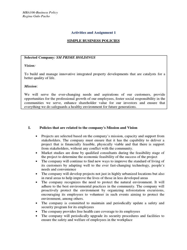 Activities and Assignment 1-Regina Gulo Pacho | Download Free PDF ...