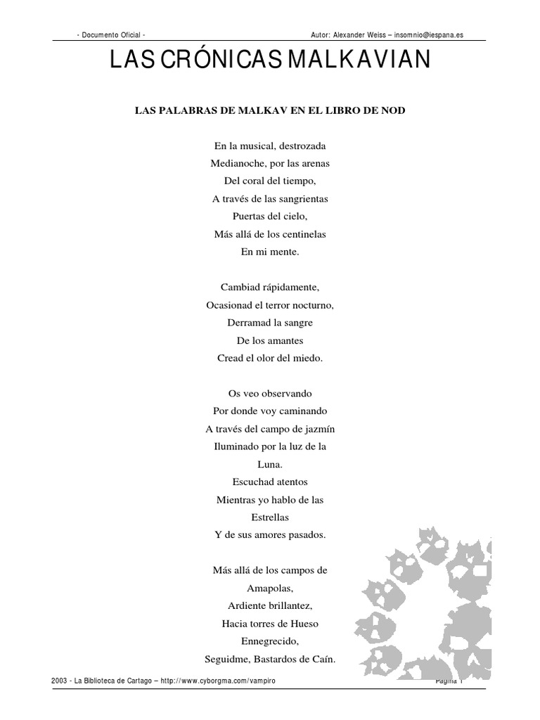 Creencias y locura de los Malkavian | PDF | Sacrificio | Universo