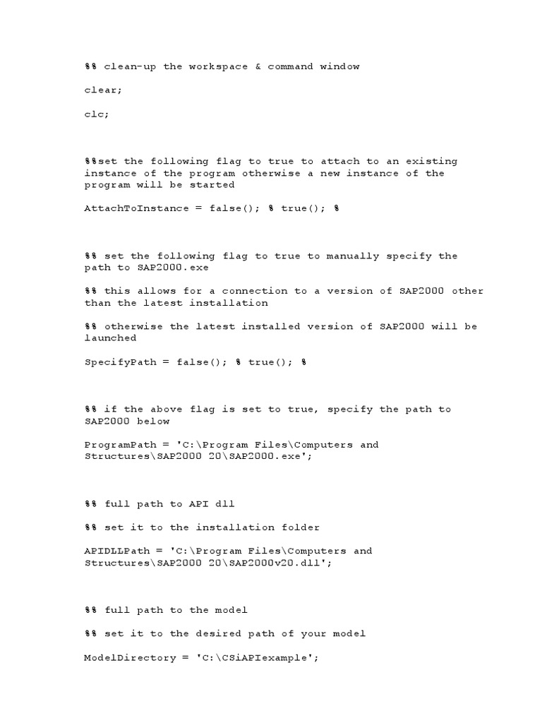 Matlab SAP - 2 | PDF | Computer File | Operating System Families