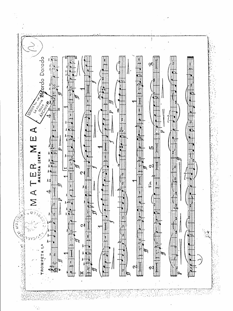 Partitura Mater Mea | PDF