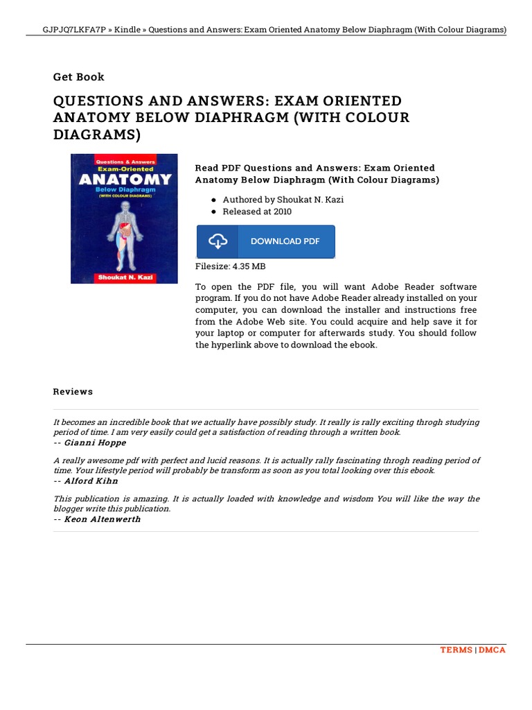 Exam-Oriented Anatomy Below Diaphragm | PDF