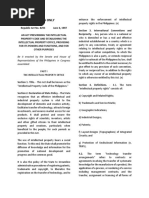 Ra 8293 The Intellectual Property Code of The Philippines ( | PDF ...