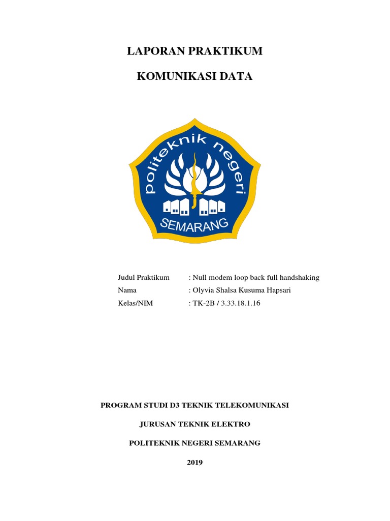 Null Modem Loop Back Full Handshaking Polines | PDF