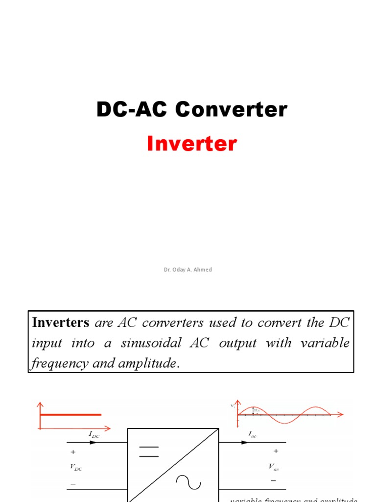 DC Ac Converter | PDF | Power Inverter | Power Electronics
