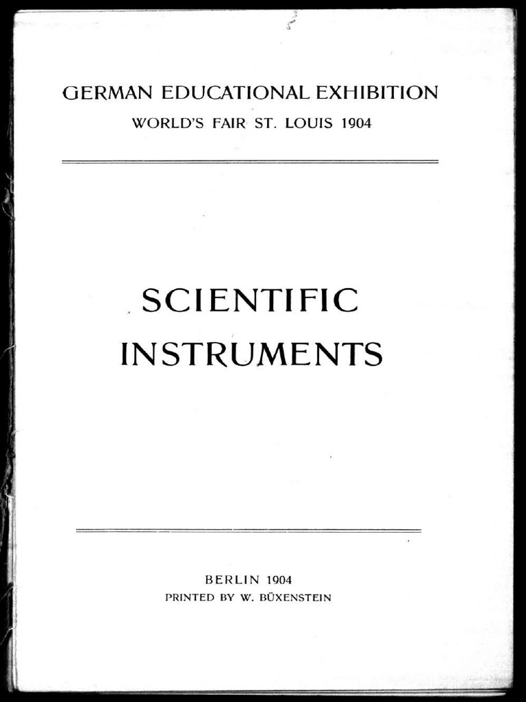 Scientific Instruments PDF | PDF