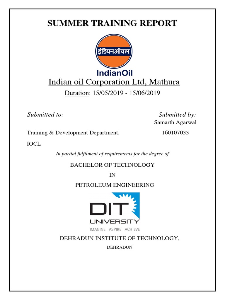 Understanding Refining Operations: A Comprehensive Report on Samarth ...