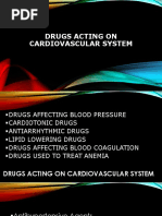 Spotlight On Cardiac Drugs | PDF | Pharmacology | Medical Treatments