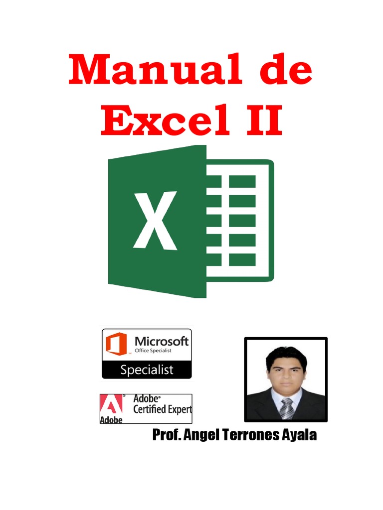 Manual Excel Intermedio | PDF | Microsoft Excel | Función (Matemáticas)