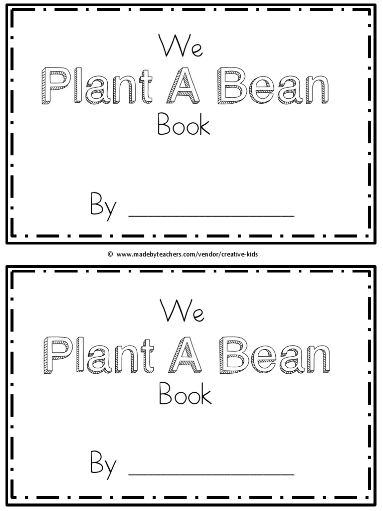 Bean Plant Simple Mini Book | PDF