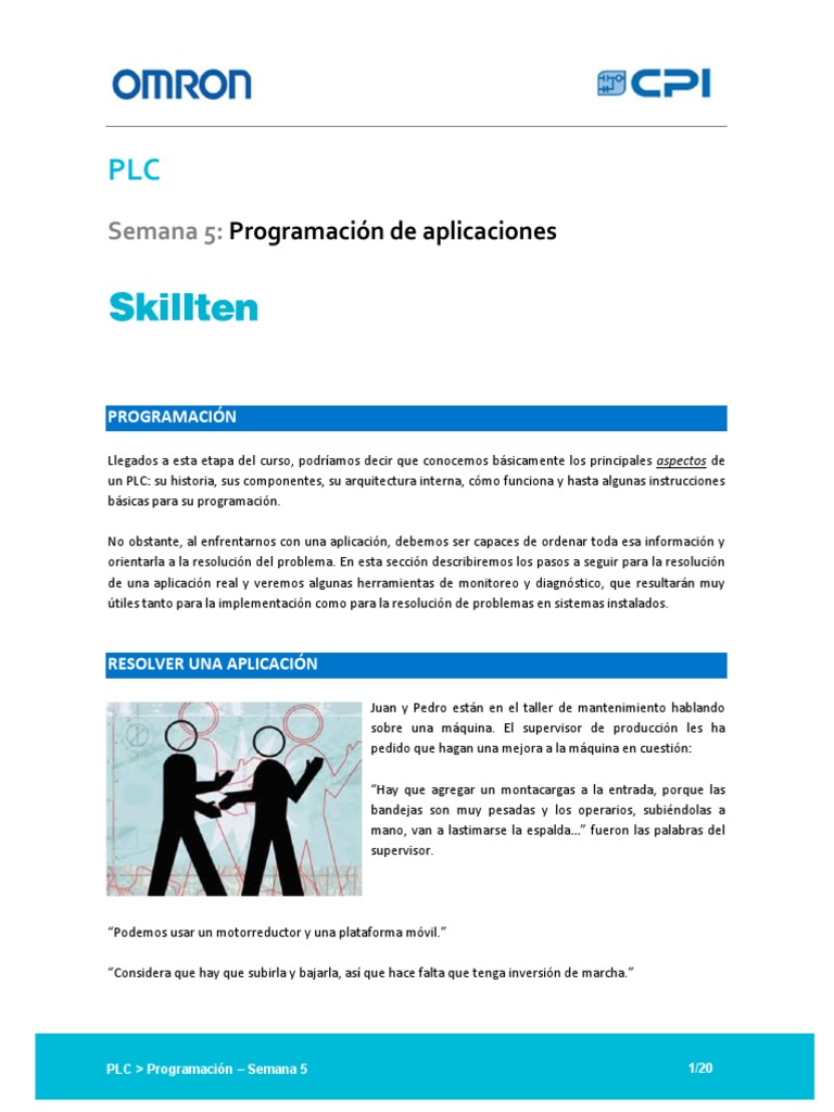 infoPLC Net Montacargas CX-Programer PDF | PDF | Controlador lógico ...