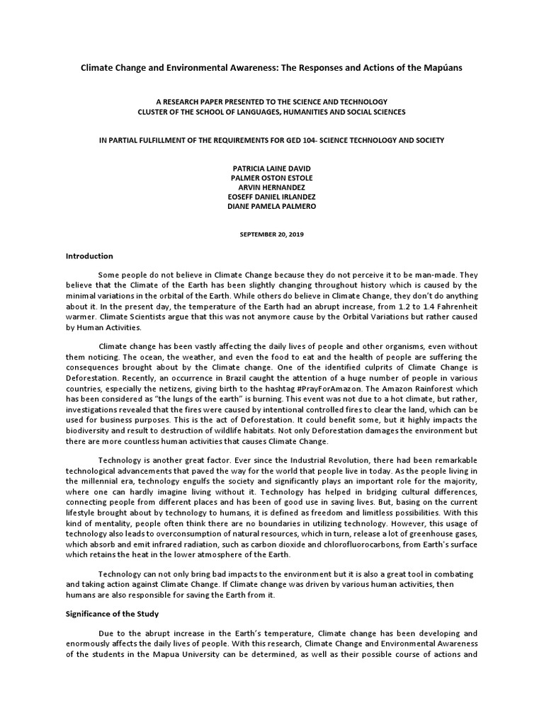 Sample Research Proposal | PDF | United Nations Framework Convention On ...