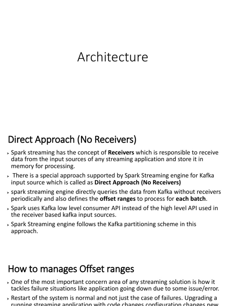 Kafka Sparkstreaming Pdf Replication Computing Apache Spark 