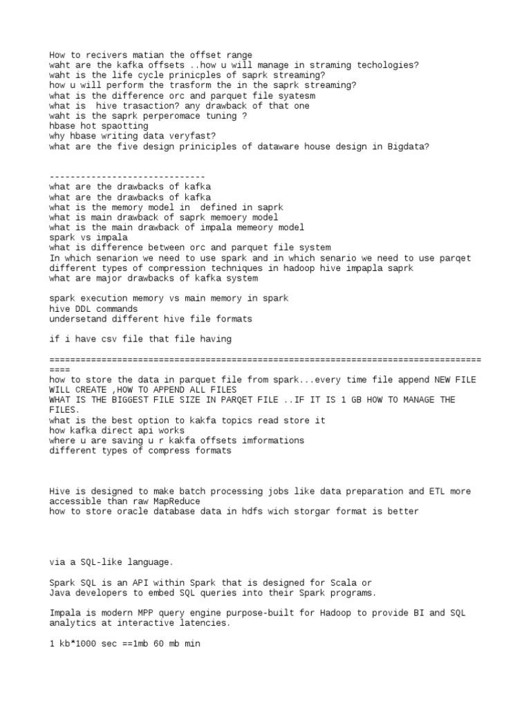 Interview Questions Pdf Scala Programming Language Apache Spark 