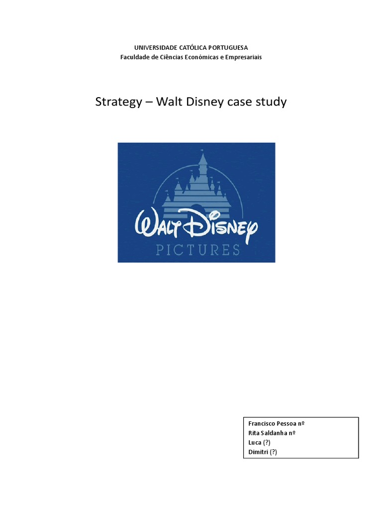 Disney's Competitive Advantage Strategies | PDF | Competitive Advantage ...