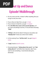Play With Us Episode 2 A Walkthrough: How To Use | PDF | Leisure | Sports