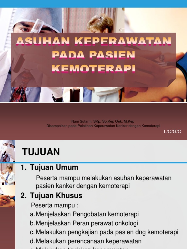 Askep Pasien Dengan Kemoterapi Bu Nani, Update 2018 | PDF