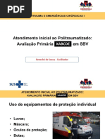 Aula 1 - XABCDE Do Trauma | PDF | Sangramento | Oxigênio