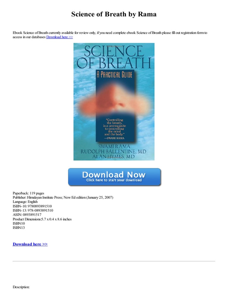 Science of Breath | PDF | Breathing | Prana
