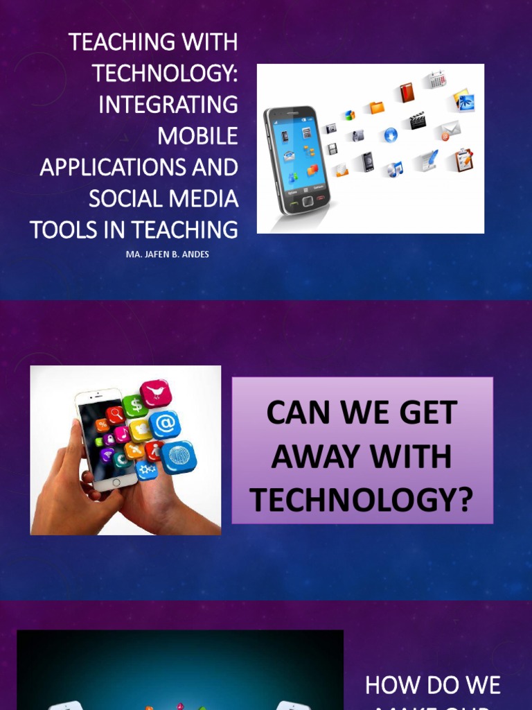 Integrating Technology in The Classroom | PDF | Mobile App | Evernote