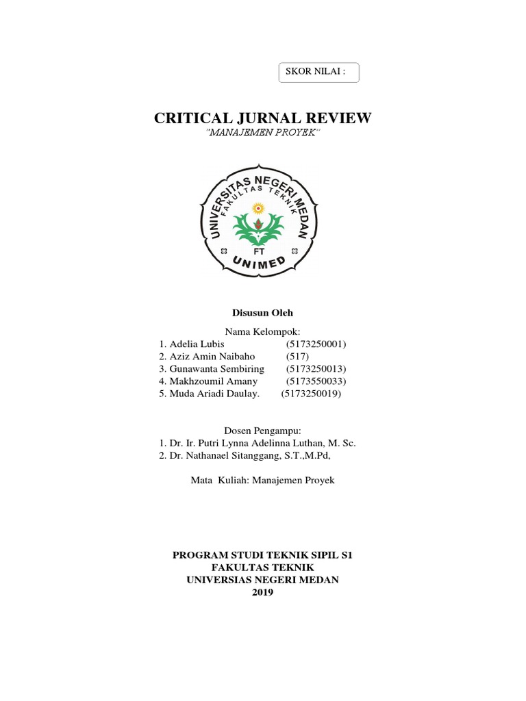 Cover CJR Menpro | PDF