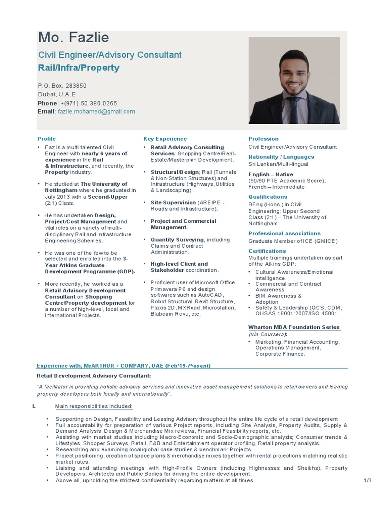 Sample CV | PDF | Doha | Retail