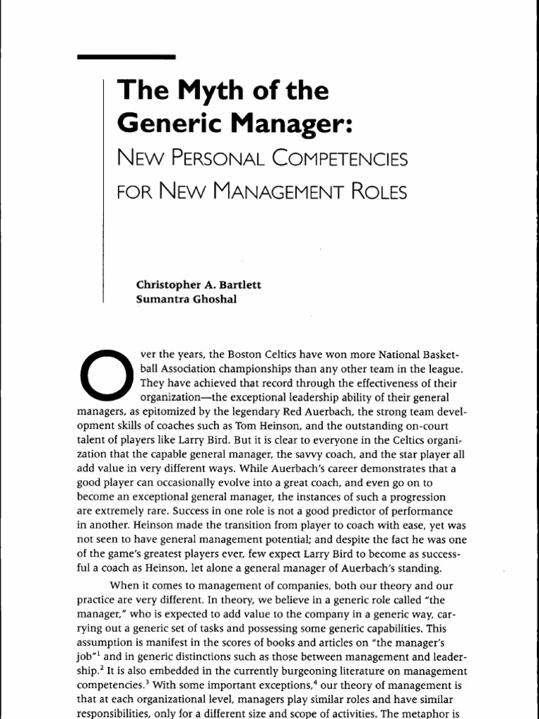 New Competencies for Managers | PDF | Competence (Human Resources ...