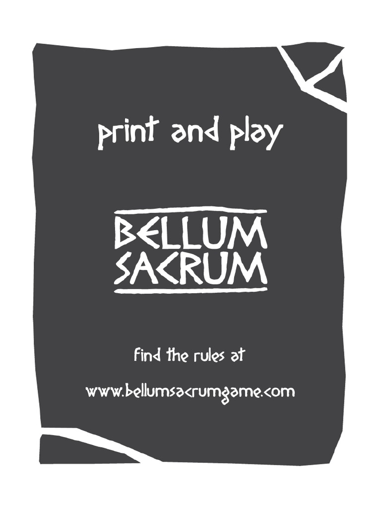 Bellum Sacrum Print and Play | PDF | Vision | Color
